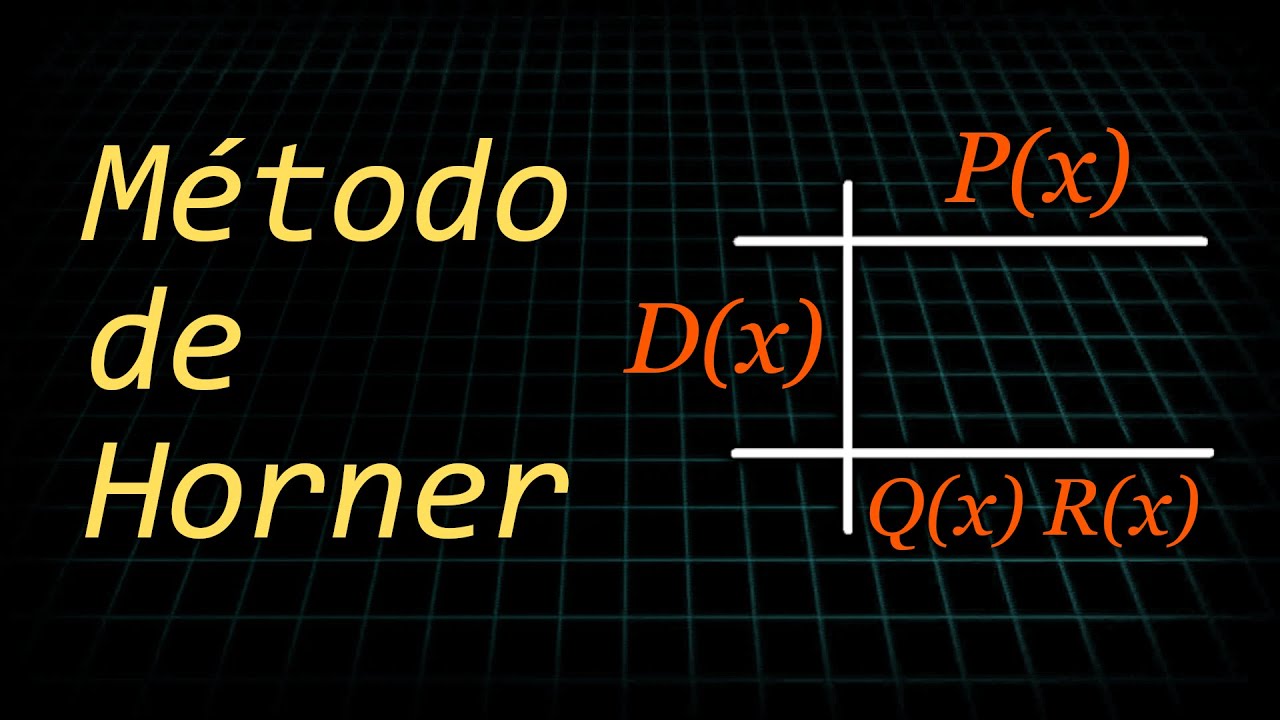 Dispositivo de Horner e divisão polinomial - YouTube