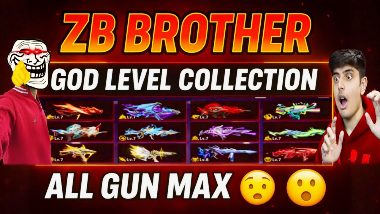 Free Fire 🔥 GOD LEVEL COLLECTION 😱 | World Level Items & All Gun Skins ...