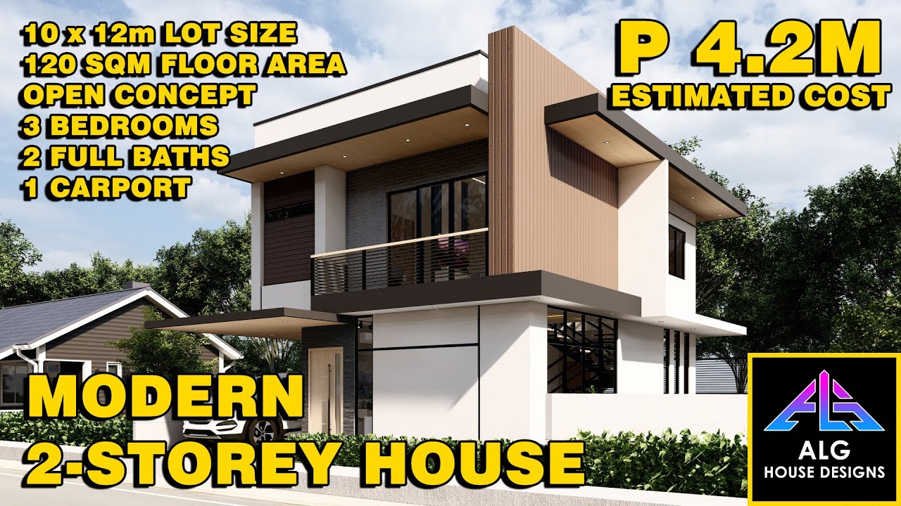 120 SQM 3-BEDROOM MODERN PINOY HOUSE 2025 | ALG DESIGNS #79 - YouTube