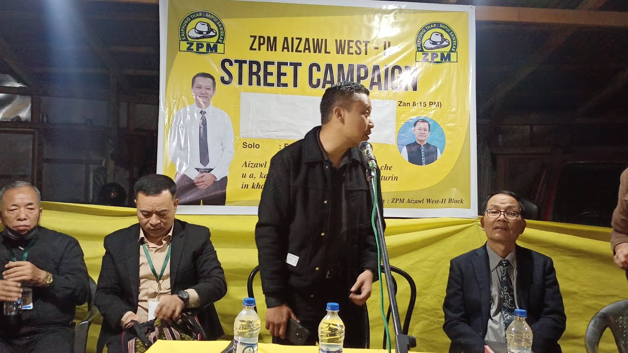 Tetea Hmar ZPM Street Campaign, West II Dawrpui Vengthar - YouTube