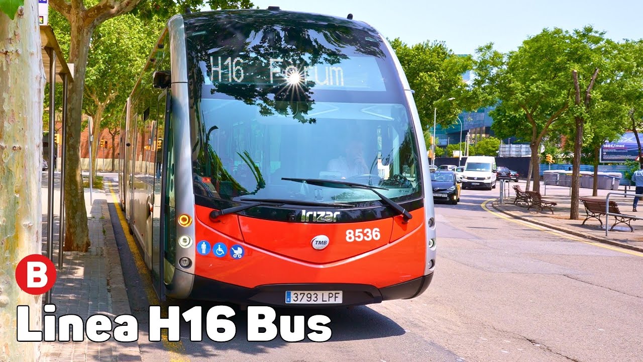 H16 Bus - Autobús de Barcelona - Viaje completo - YouTube