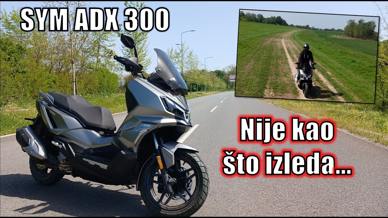 SYM ADX 300 - Test - Prvi utisak u vožnji! (Eng.sub) - YouTube