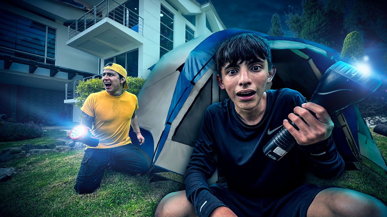 ACAMPAMOS UNA NOCHE EN LA NUEVA CASA DE @PARCERICO* DESCUBRIMOS LA ...