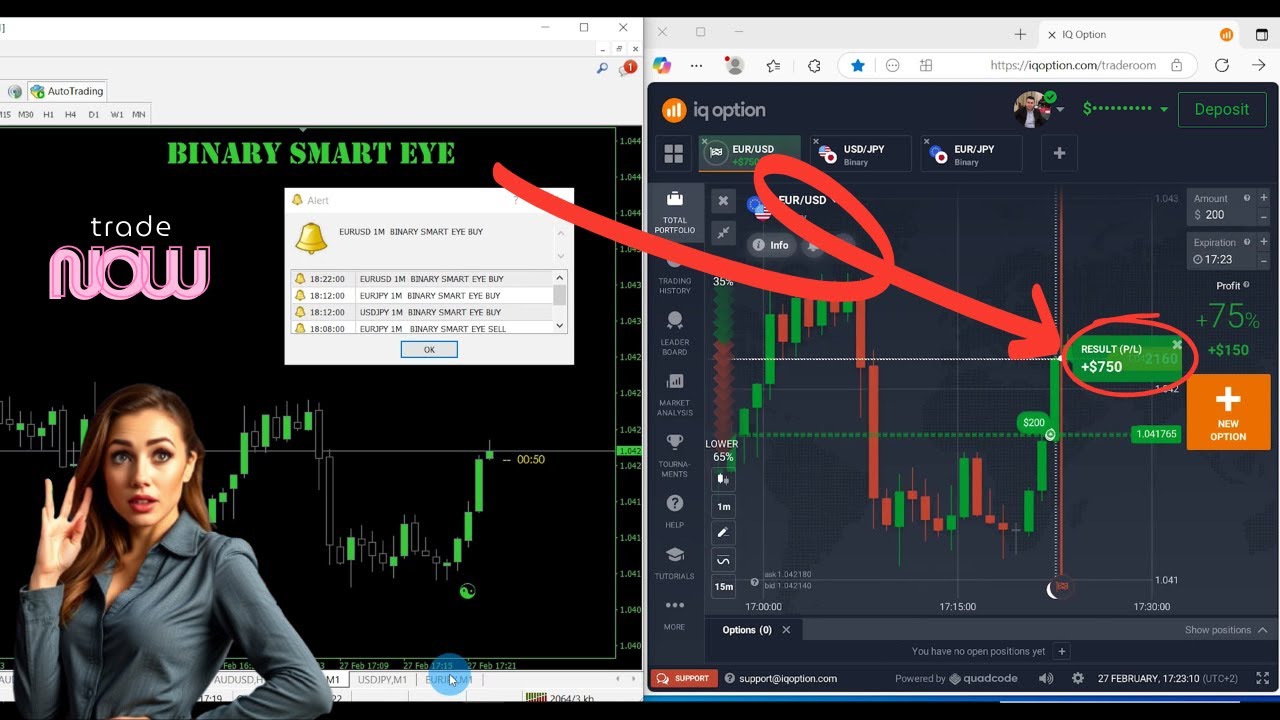 Unleash the power of Binary Smart Eye Trading Indicator 2025 make $1500#forex #market #trend # ...