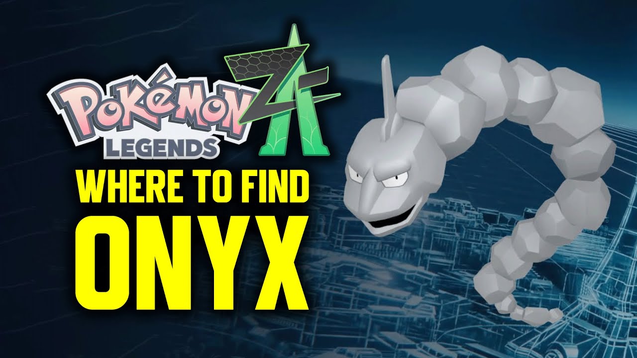 Pokemon Legends ZA - How to get Onyx (Onyx Location) - YouTube