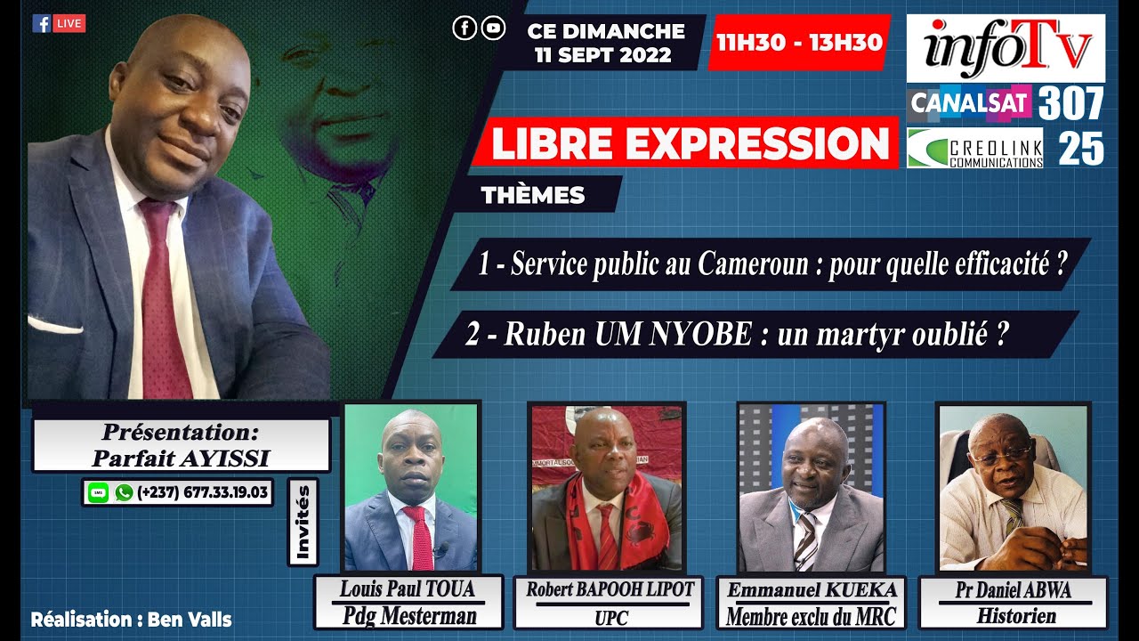LIBRE EXPRESSION DU 11 SEPTEMBRE 2022 - YouTube