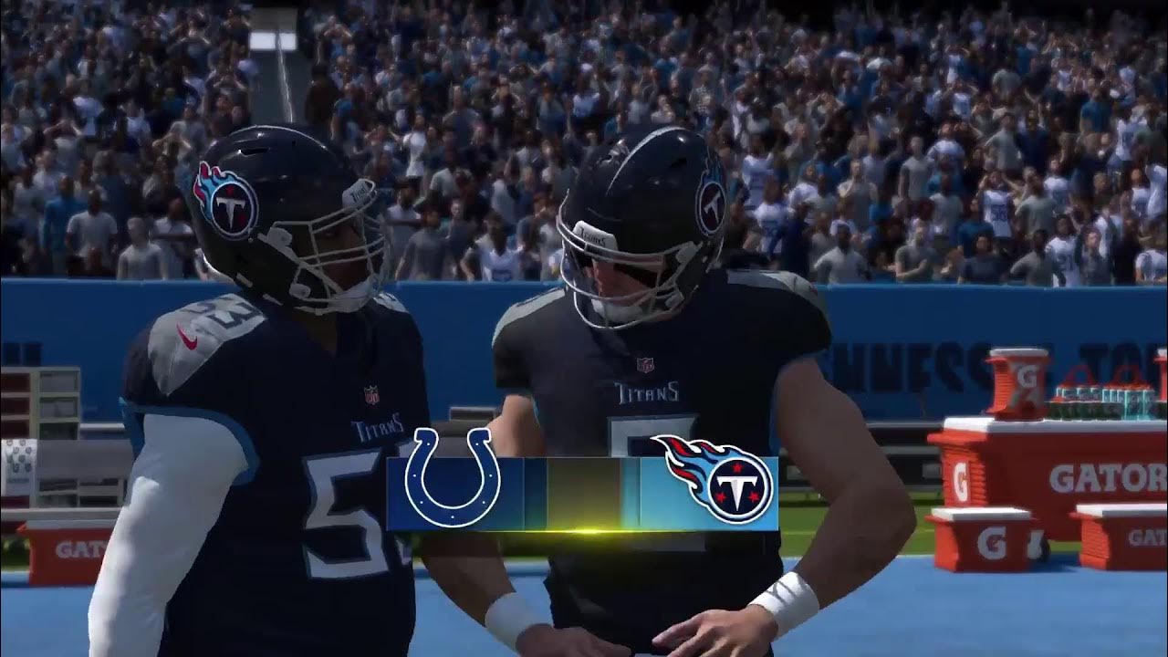 Colts vs Titans Week 6 Simulation - Madden 25 Rosters - YouTube