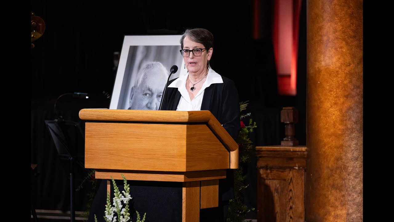 State Funeral of Ed Broadbent - Remarks by Diana Bronson - YouTube