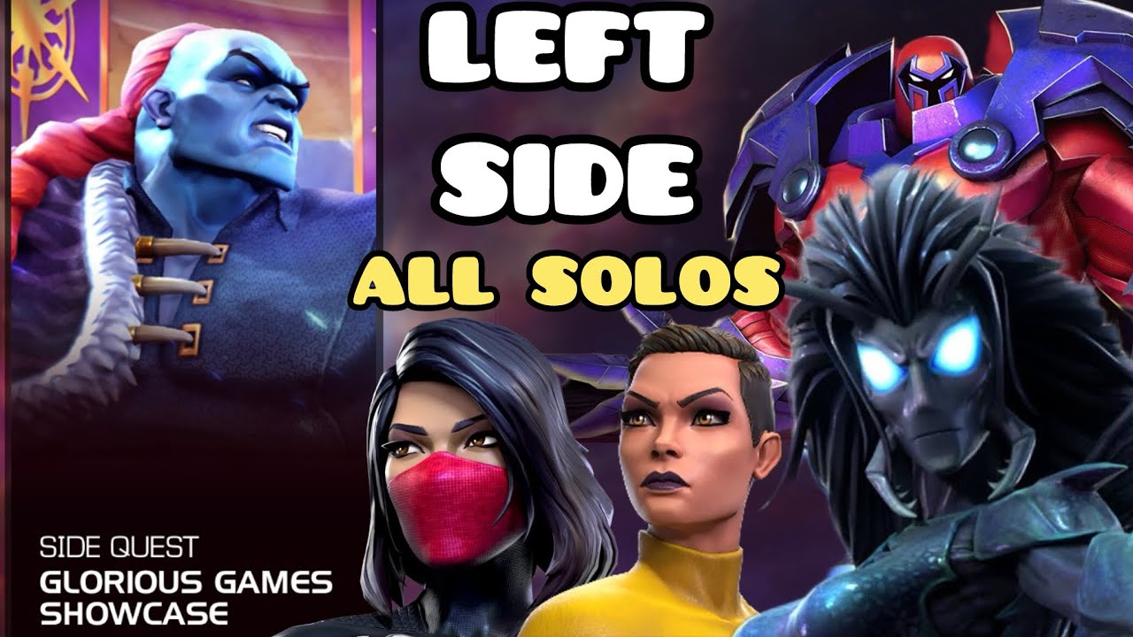 Glorious Games Showcase | ALL SOLOS - Left Side - YouTube