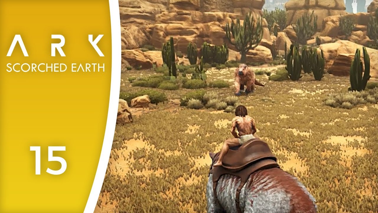 On the back of a cat - Let's Play ARK: Scorched Earth #15 - YouTube