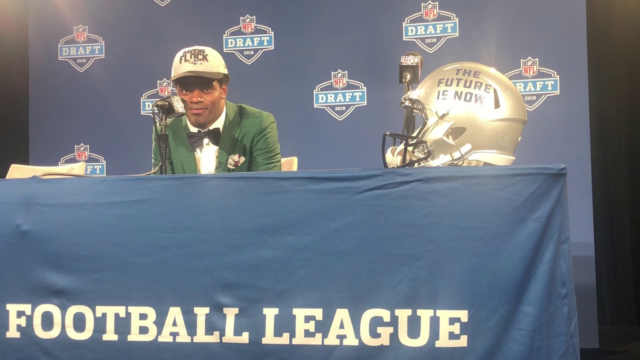 Lamar Jackson Post Draft interview - YouTube