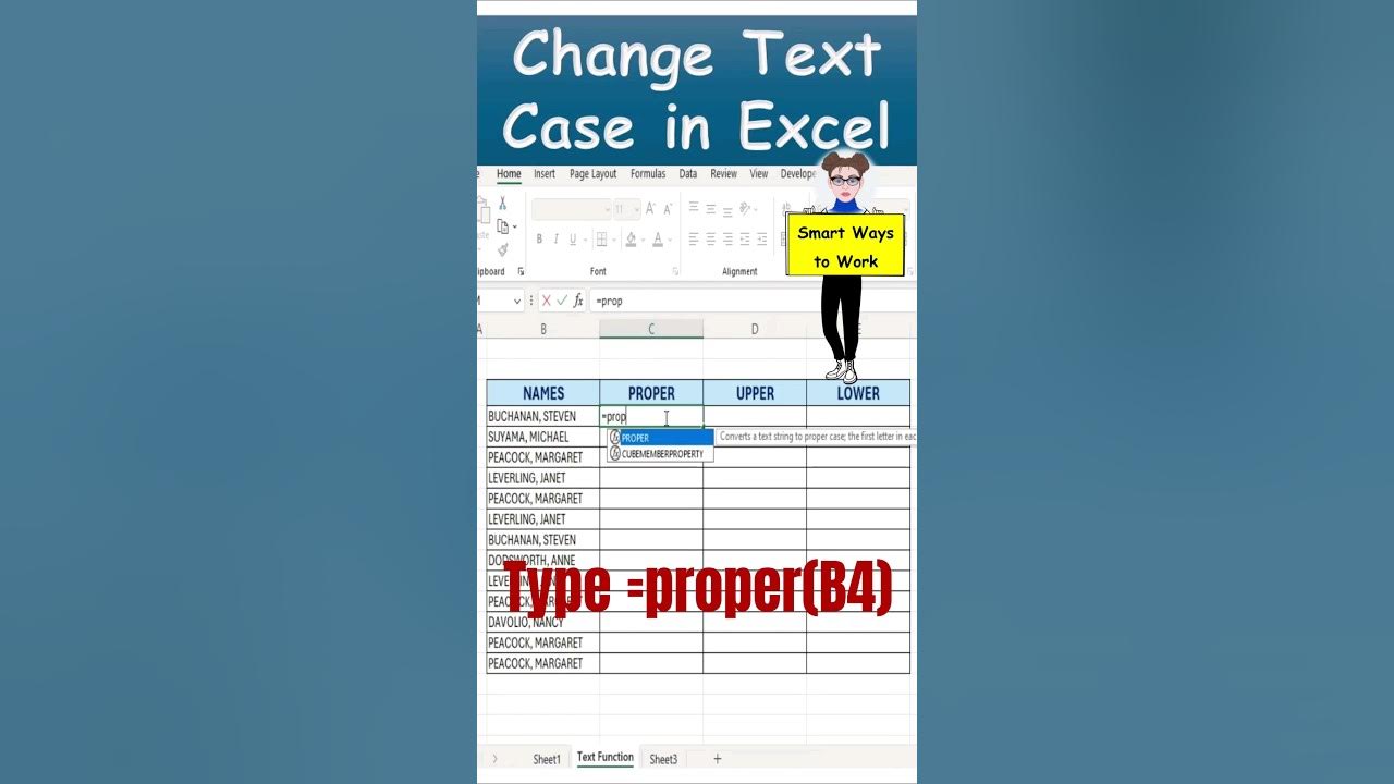 Change Text Case In Excel From Capital Letters To Initial Caps To change-text-case-in-excel-from-capital-letters-to-initial-caps-to