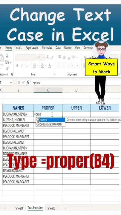 🔠Change Text Case in Excel. From Capital letters to Initial caps to ...
