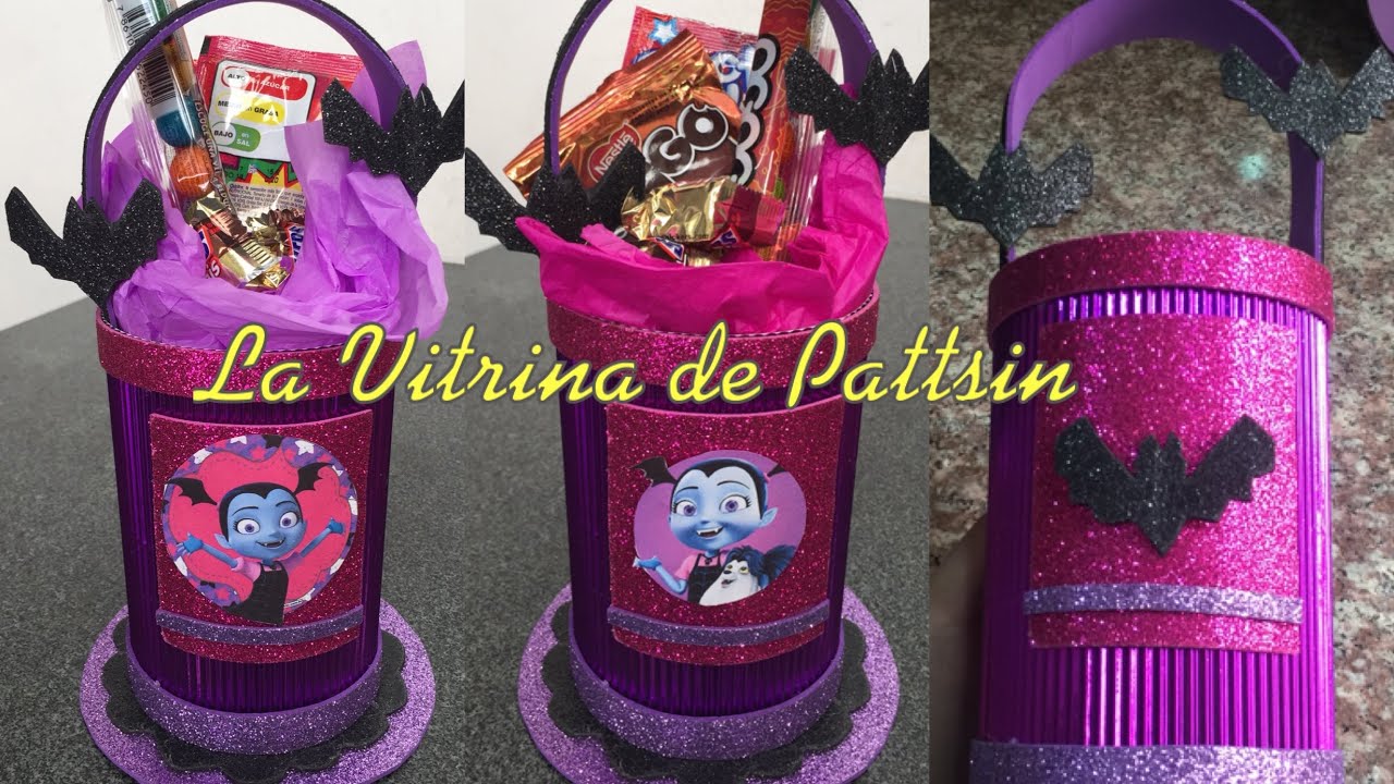 Dulcero vampirina fácil, vampirina easy birthday bag #dulcero # ...