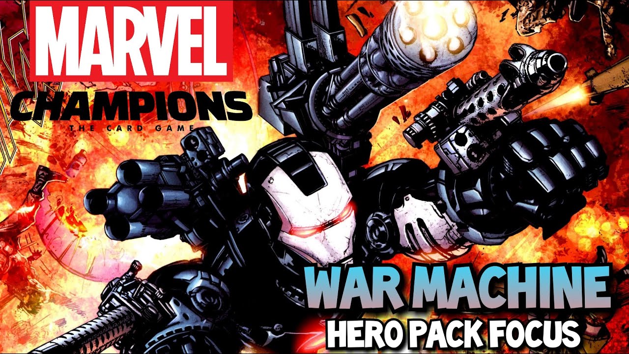 Marvel Champions LCG War Machine Hero Pack Focus - YouTube