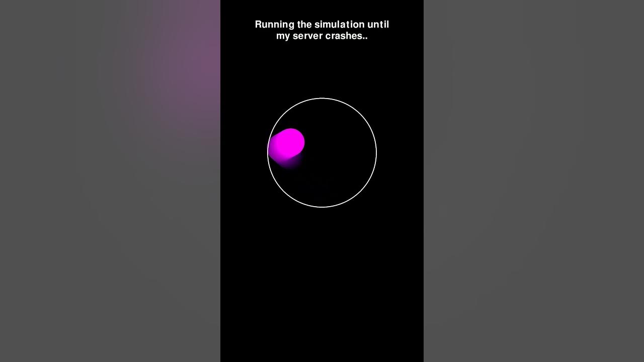 Ball bouncing simulation #adhd #music #code #space #python #physics #simulations #memes #science ...