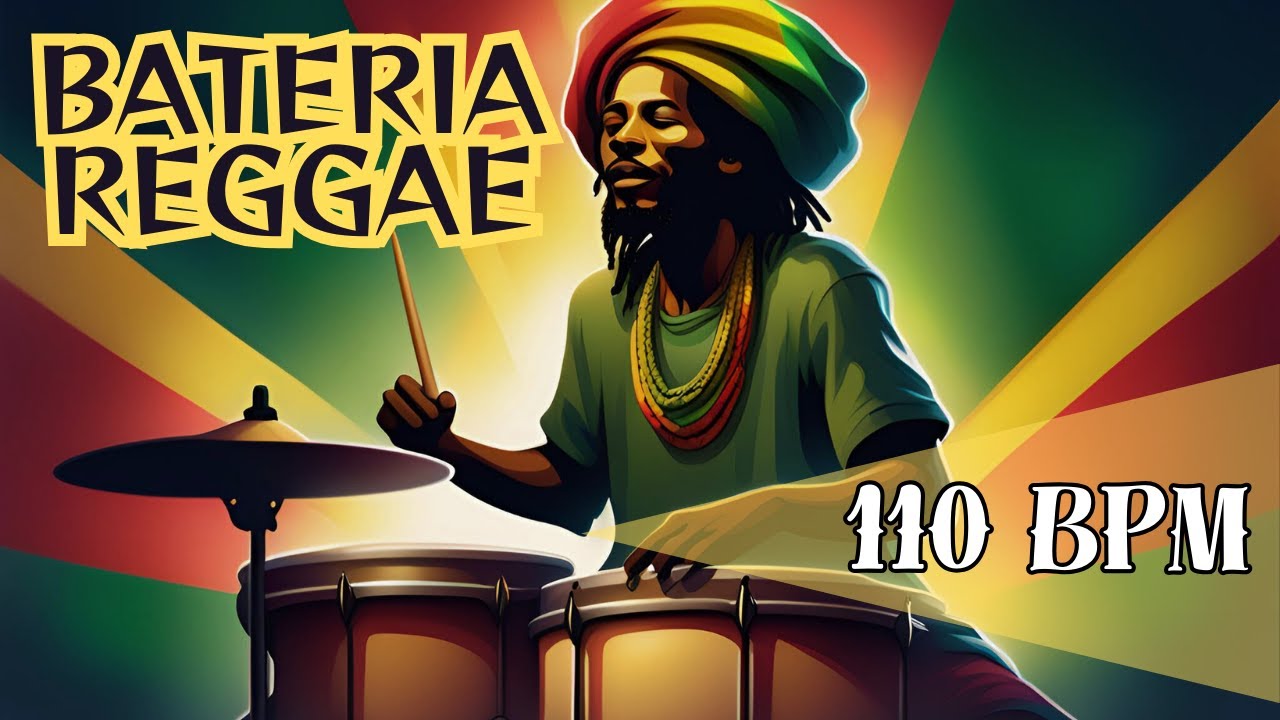 Batería Reggae 110 BPM - Reggae Drums - YouTube