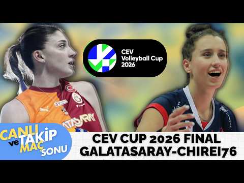 CANLI🔴|WATCHALONG| GALATASARAY-CHIERI76 CEV CUP FİNALİ MAÇ ÖNÜ VE CANLI TAKİP