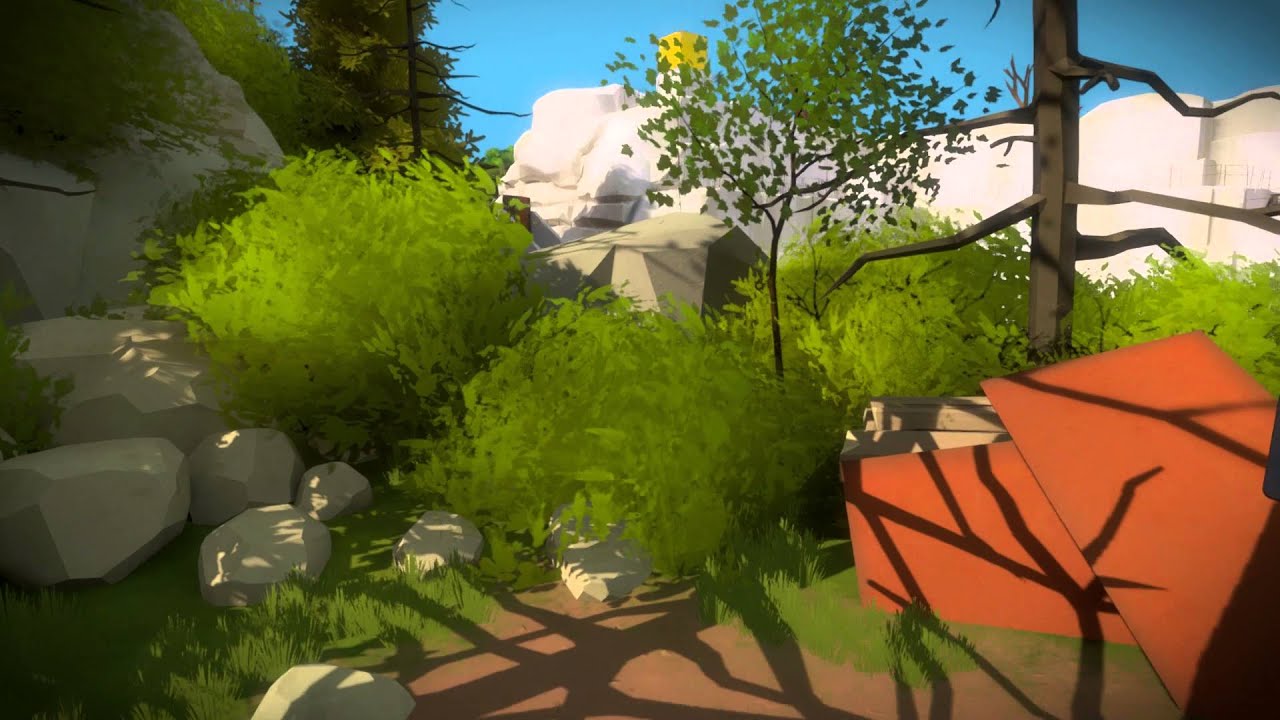 The Witness - Logging Area: Unlock Door & 1st "Shadows" Line Puzzle ...