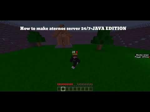 how to make a 24/7 aternos server AFK bot | Minecraft JAVA Edition ...