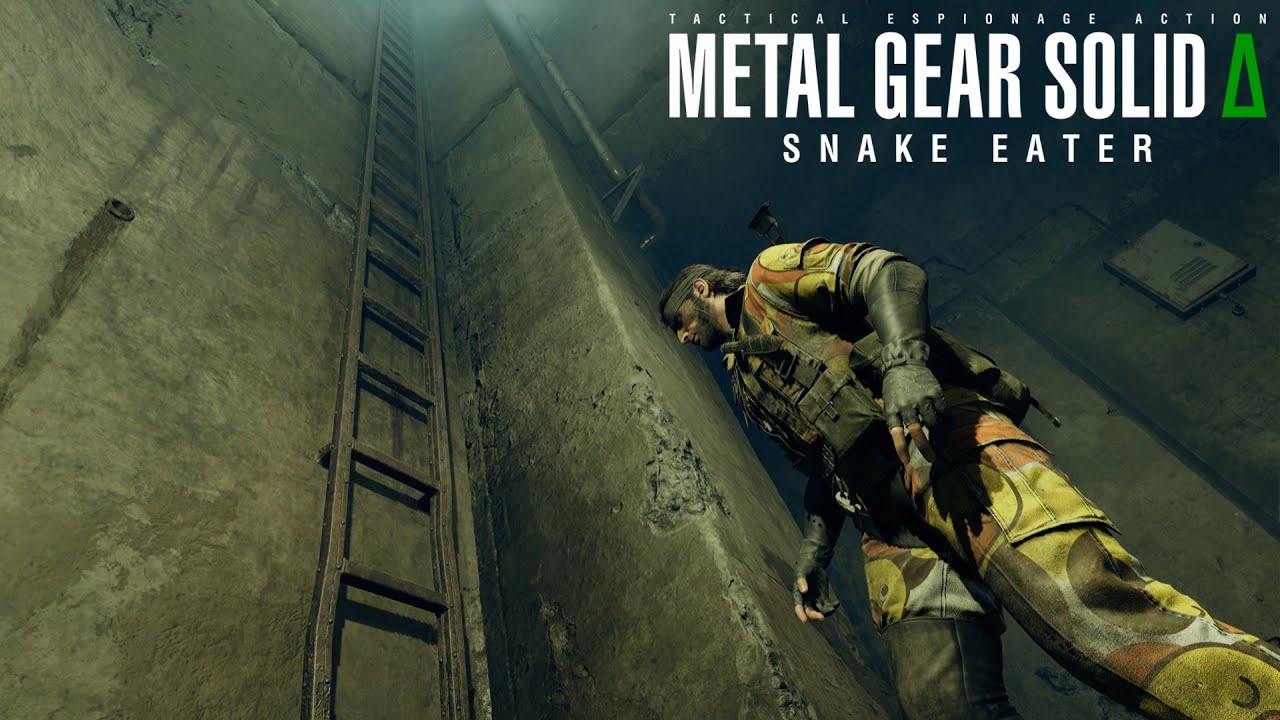 MGS Delta Snake Eater - The Ladder scene goes wrong - YouTube