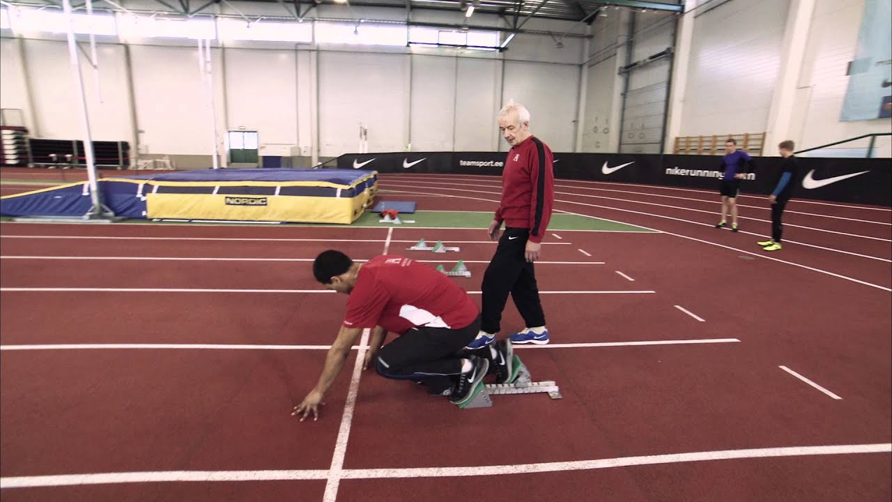 Richard Pulst näitab kuidas toimub sprindi start - YouTube