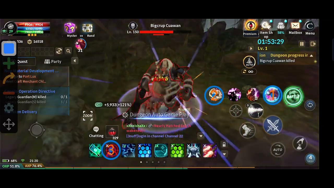 CABAL MOBILE NEVARETH- AUTO BM SA DUNGEON with Extension Bm AURA - YouTube