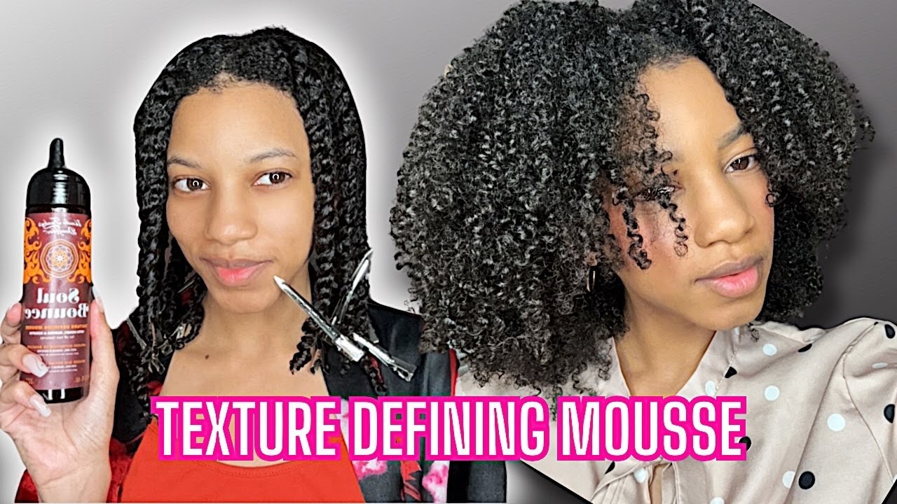 SUPER DEFINED TWISTOUT USING MOUSSE | Natural Hair Tutorial - YouTube