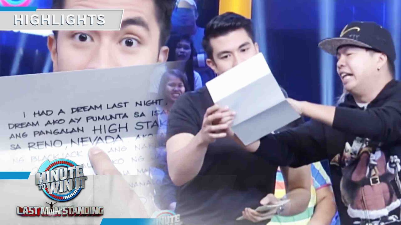 Luis is impressed by Jeffrey Tam's magic trick | Minute To Win It: Last ...