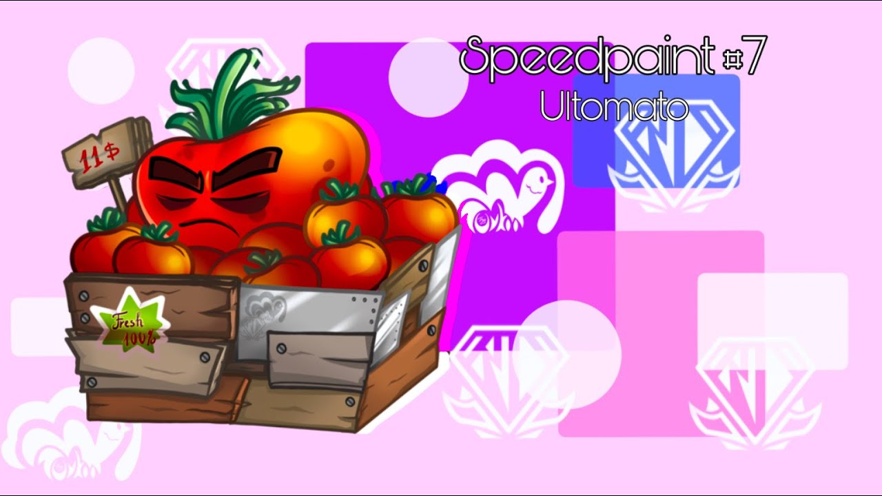 Speedpaint #7 - Ultomato - PvZ 2 Fanart - By Turkii & RoyalUyenRuby ...