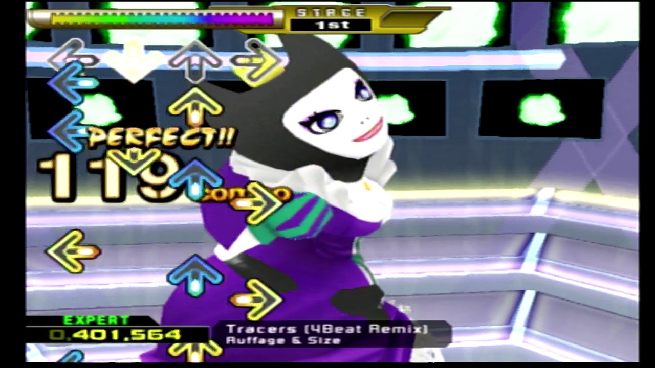 Dance Dance Revolution X- Tracers: 4Beat Remix - YouTube