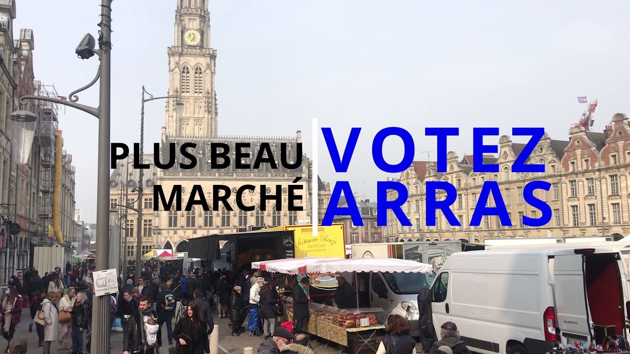 Clients et marchands sous le charme du marché d’Arras pour le Plus beau ...