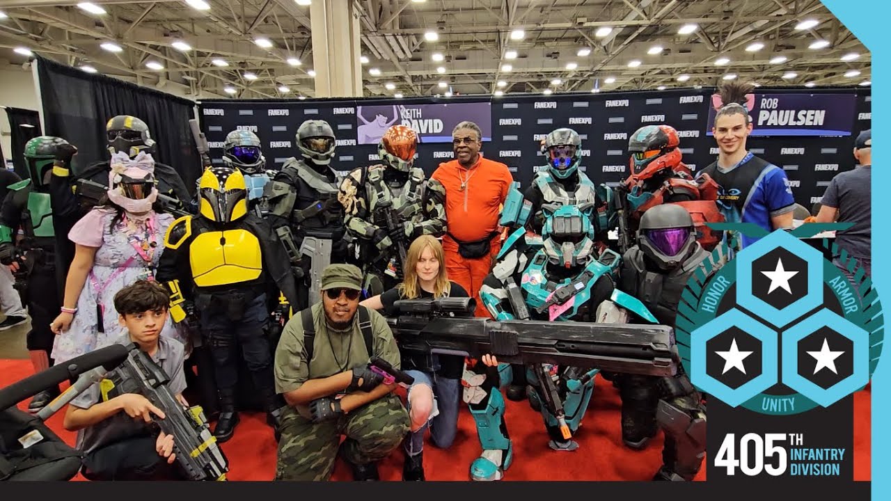 Halo Cosplay Legends Unite! | 405th at Fan Expo Dallas 2024 ft. Keith ...