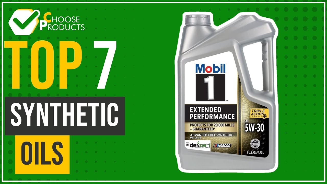 Synthetic oils - Top 7 - (ChooseProducts) - YouTube