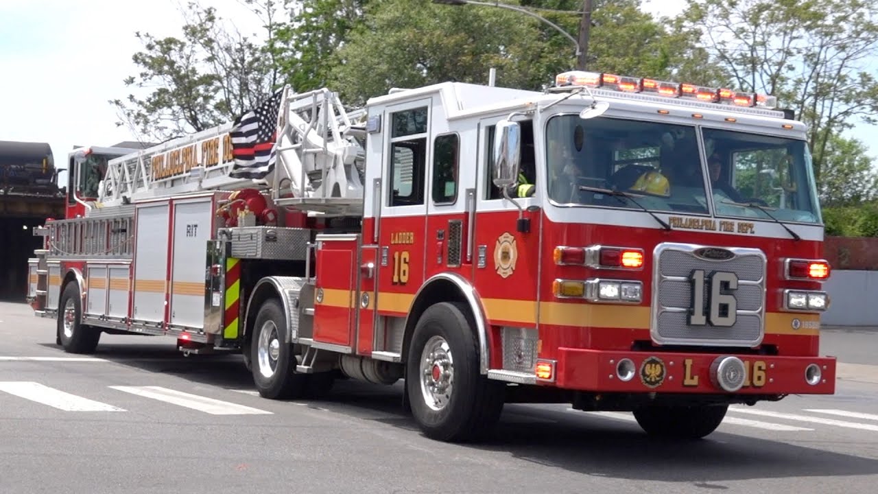 PFD Ladder 16 Responding - YouTube