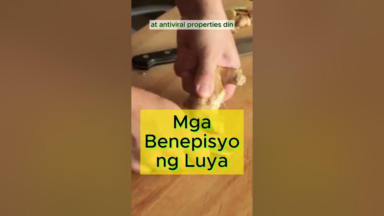 Part 5 /Last na Benepisyo ng luya sa ating Katawan #shorts #smallyoutuber #plants #fyp - YouTube