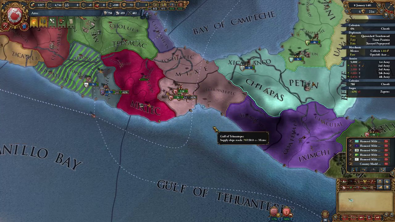 Eu4 - Aztec Sunset Invasion Ep 6 - YouTube
