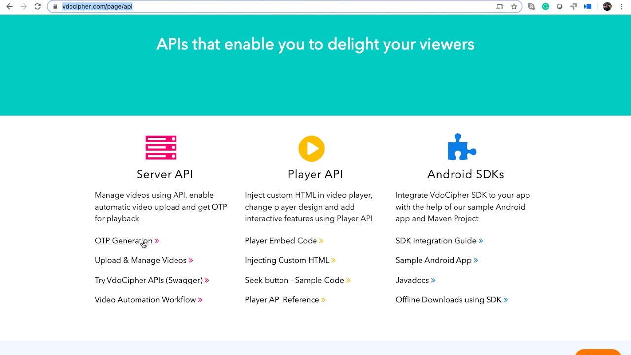 Android Offline Secure DRM Download inside App: VdoCipher - YouTube