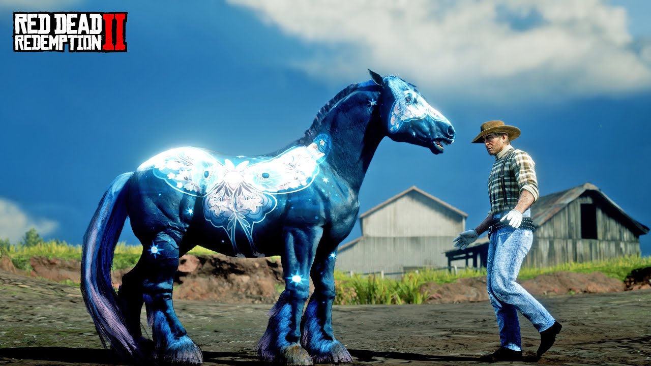 Arthur Morgan Finds and Tames Rare Astral Moth Horse at Braithwaite ...