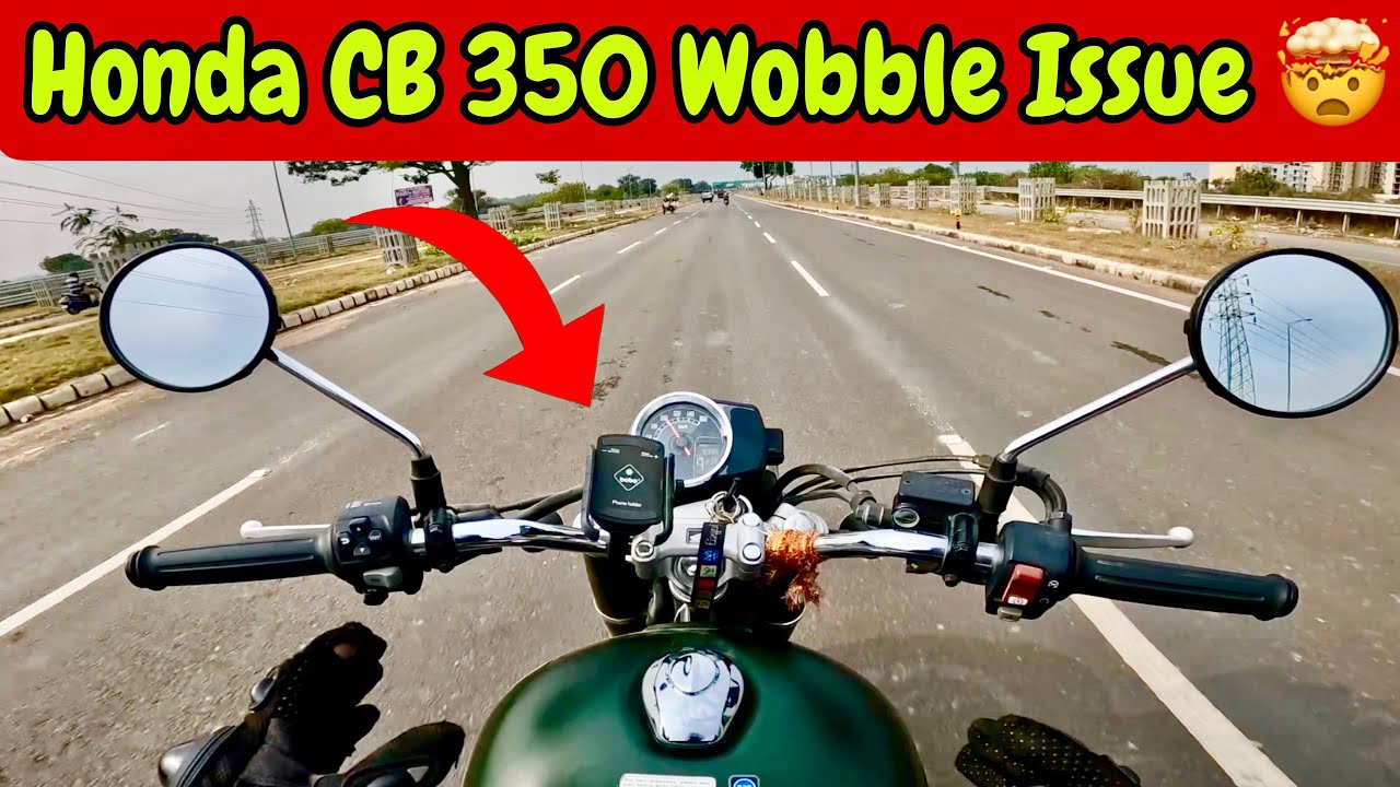 Honda CB -350 Wobble Test 😤| Again My bike Started Wobble Issue ...