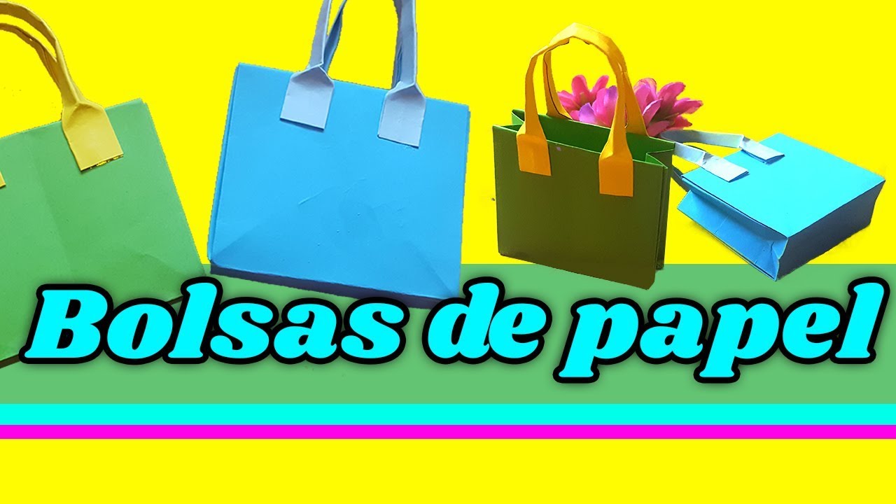 Mini bolsitas de papel | Origami y papiroflexia | Bolsa de papel de ...