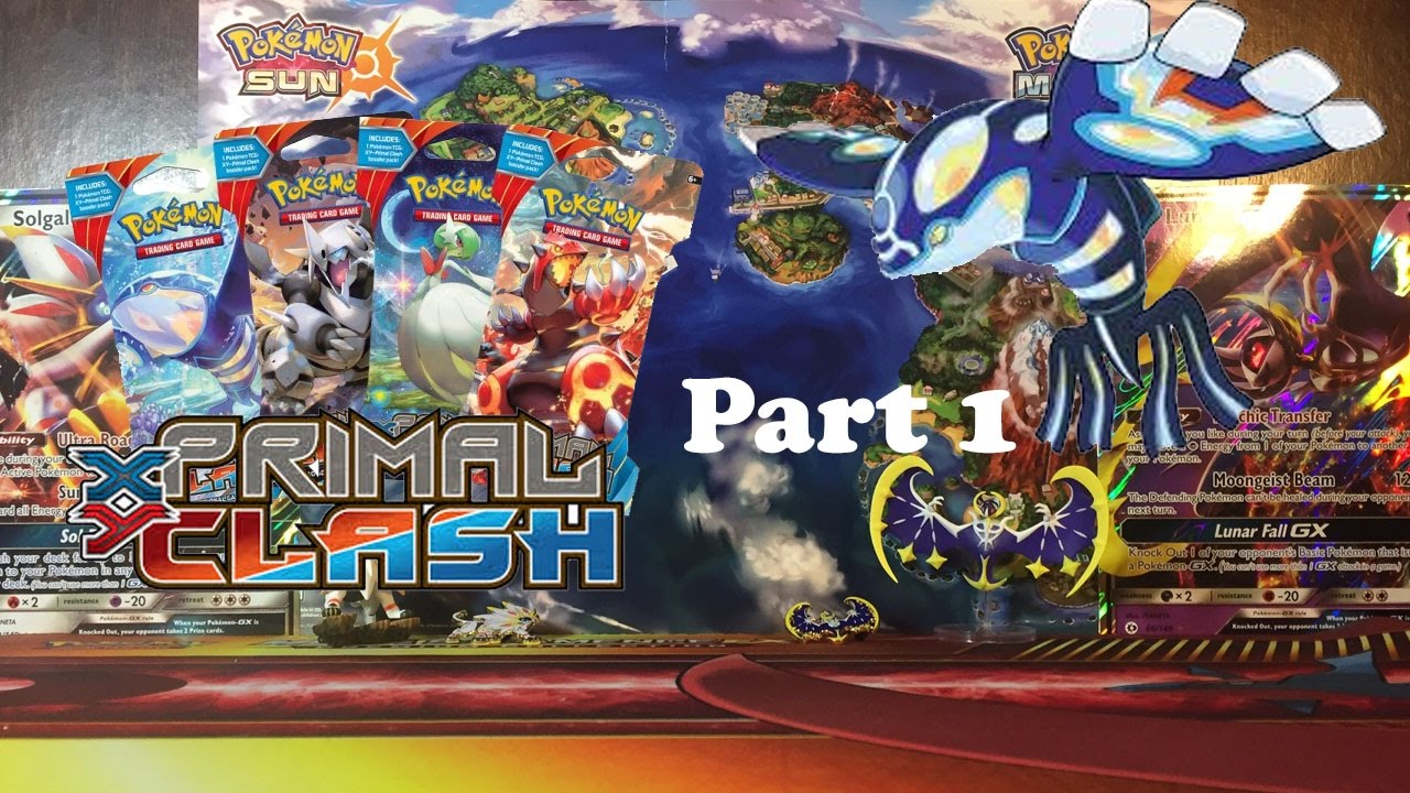 Primal Clash Booster Pack Opening Part 1! - Running Pokemans - YouTube