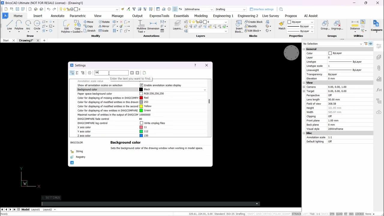 Change the whole interface to light | BKG | BricsCAD Tips in 60 Seconds - YouTube