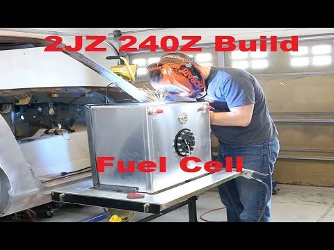 Twin Turbo 240Z Fuel Cell Fabrication and Welding - YouTube