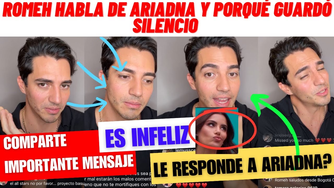 ROMEH POR FIN HABLA DE ARIADNA Y ACLARA TODO - YouTube