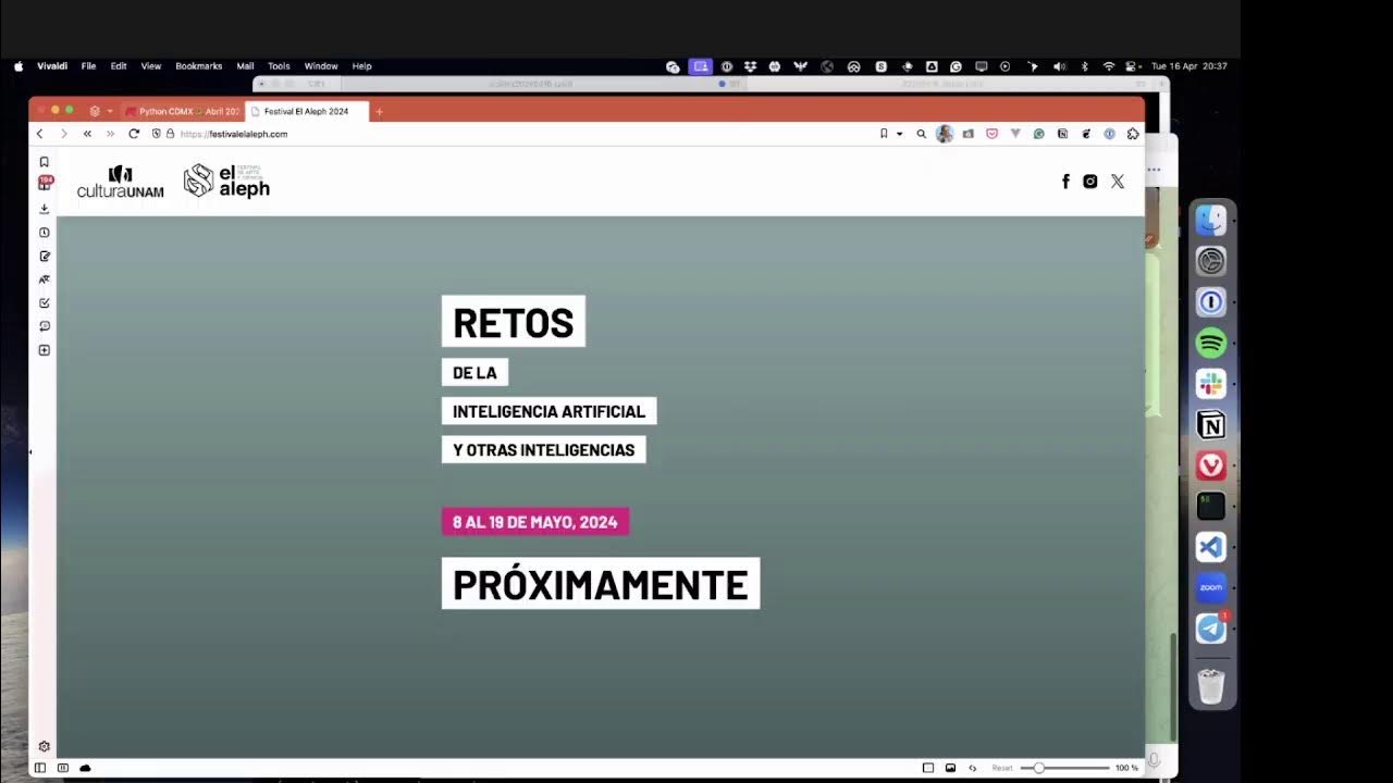Transmisión en vivo de Comunidad de Python México #PythonMexico - YouTube