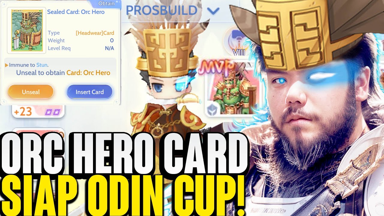 UNBOXING ORC HERO CARD! Anti STUN + RED ACCESSORIES! - Ragnarok Origin ...