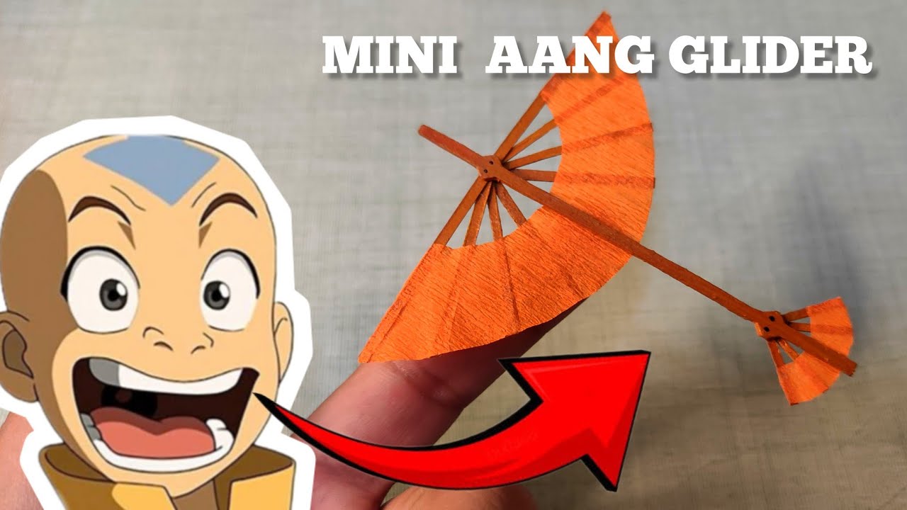 DIY MINI AANG GLIDER - The Last Airbender - YouTube