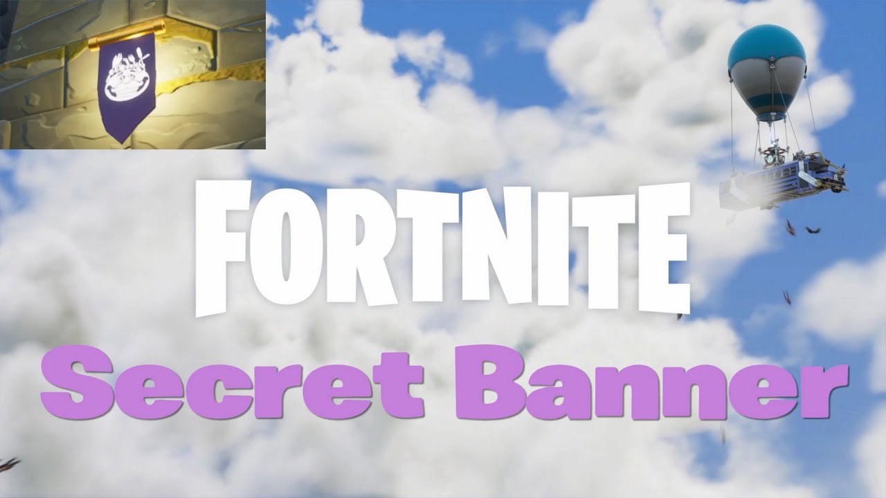 Secret banner on FORTNITE Season 5 Week 8 - YouTube