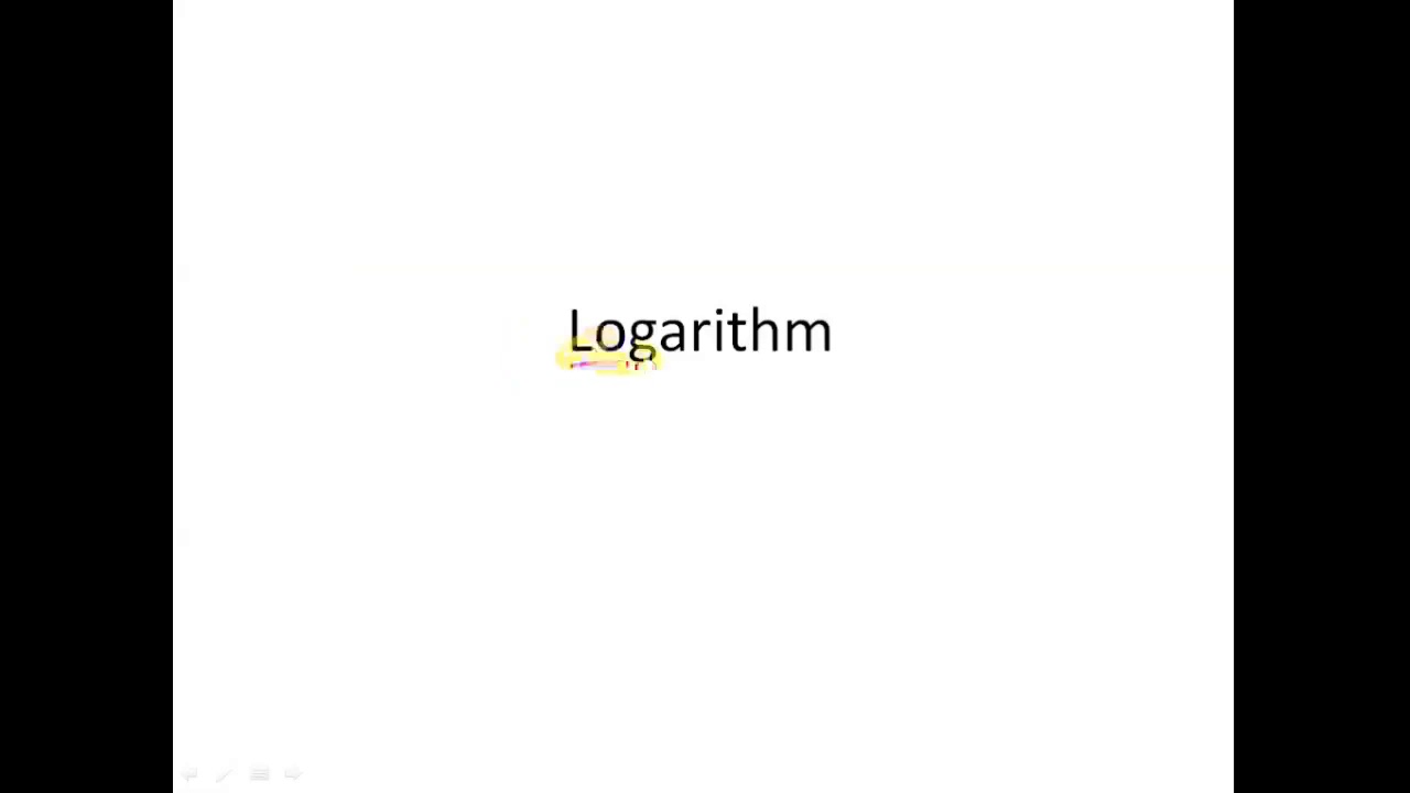 Logarithm | Bridge course for XI science student | part 2|in tamil ...